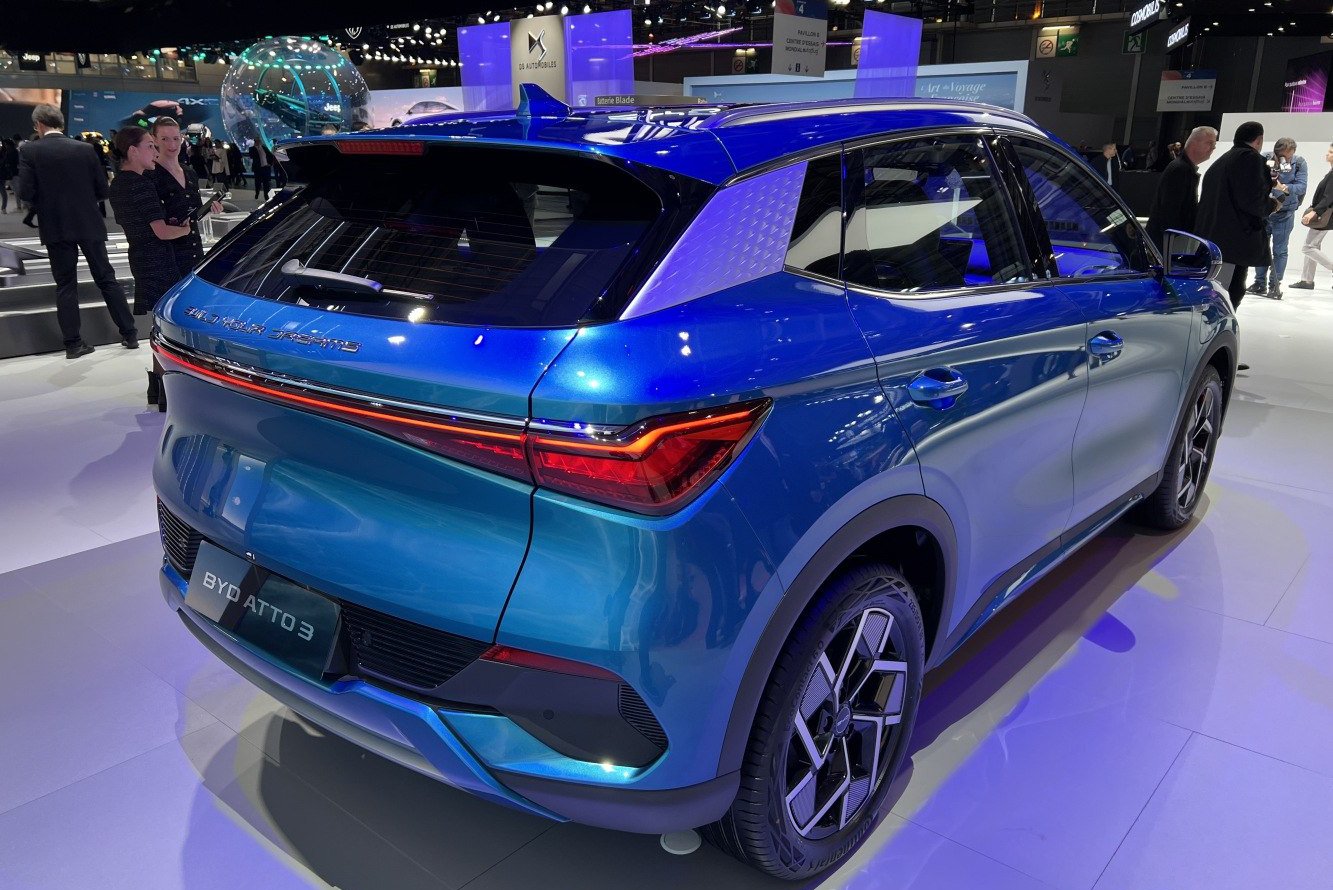 BYD Atto 3 technical specifications and fuel economy